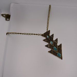 Jewelry | Triangle Vintage Inspired Long Pendant Necklace | Poshmark